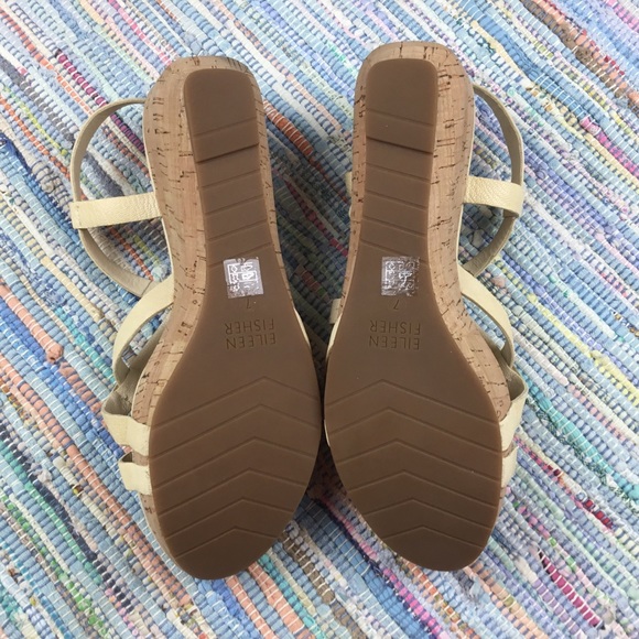 Eileen Fisher | Shoes | New Eileen Fisher Array Core Sandals Bone Matte ...